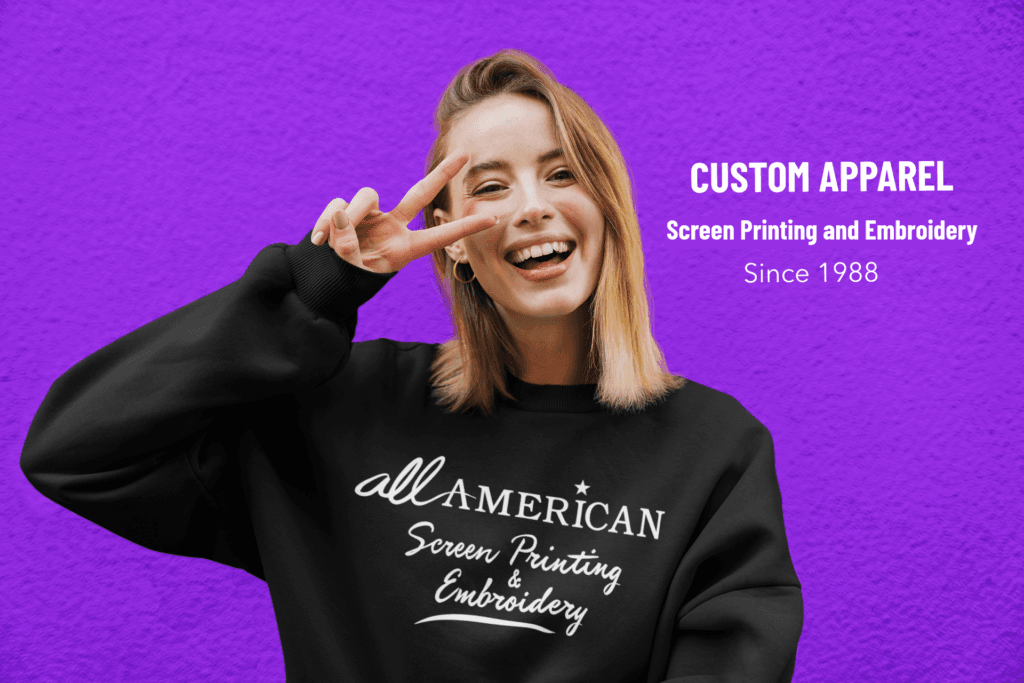 Custom Screen Printing on Clothes - All American Screen Printing ...
